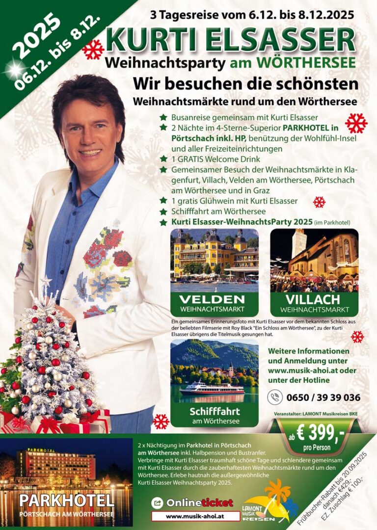 Kurt Elsasser – Weihnachtsparty 2025 am Wörthersee – Kurti Elsasser ...